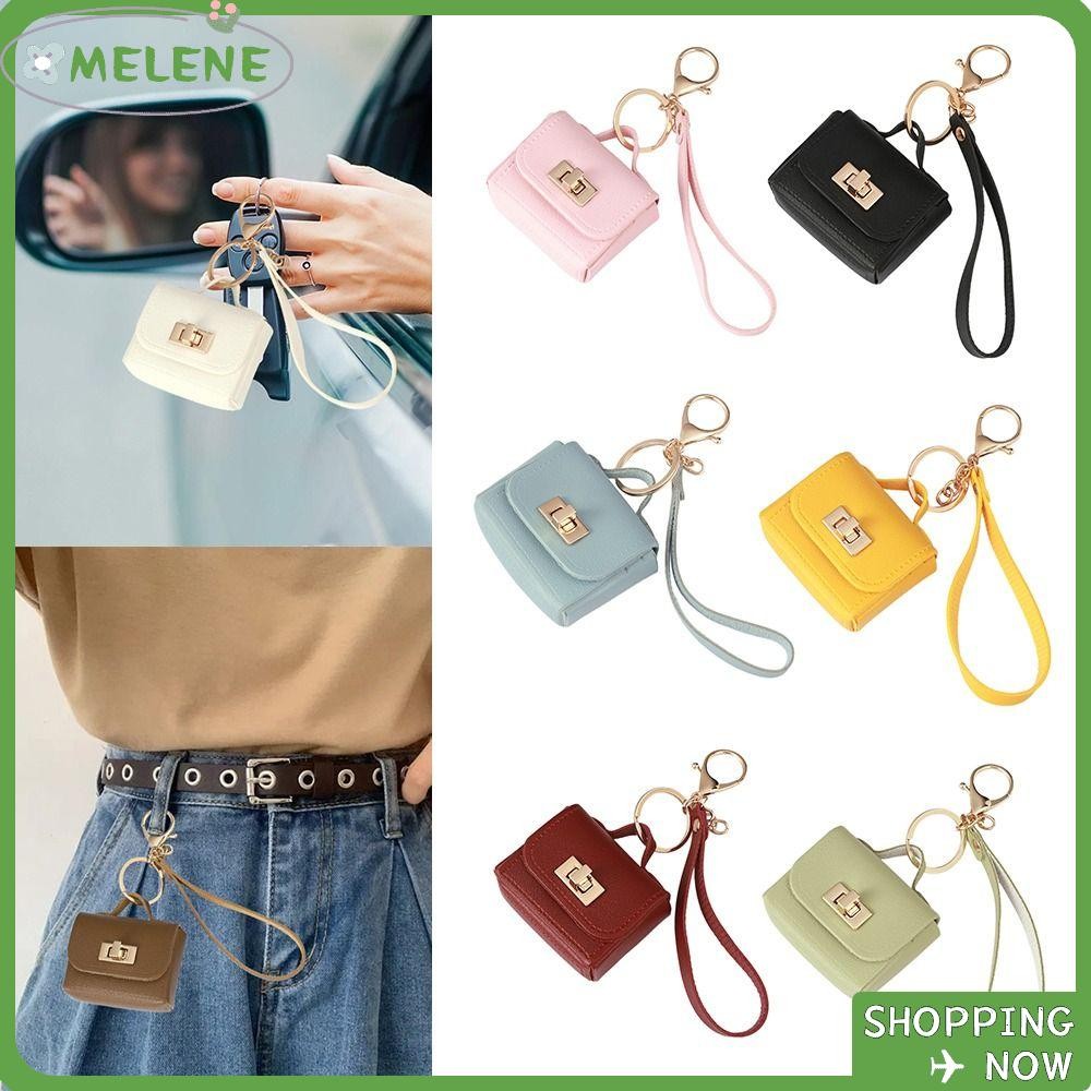 MELENE Key Bag, PU Leather Pendant Small Coin Purse, Durable ...