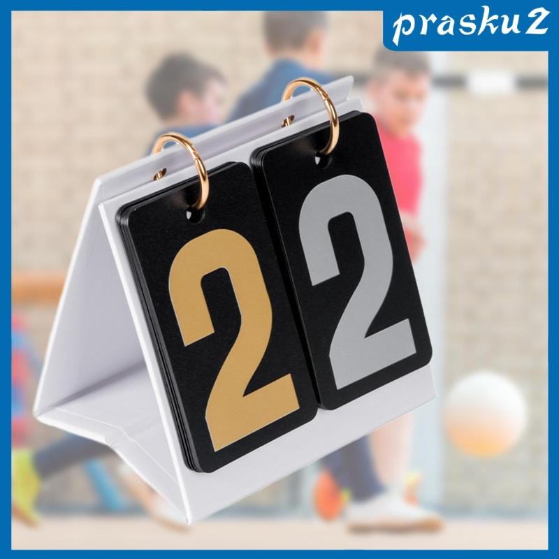 [Prasku2] Flip Scoreboard, Card Counter, Compact Portable Scoreboard ...
