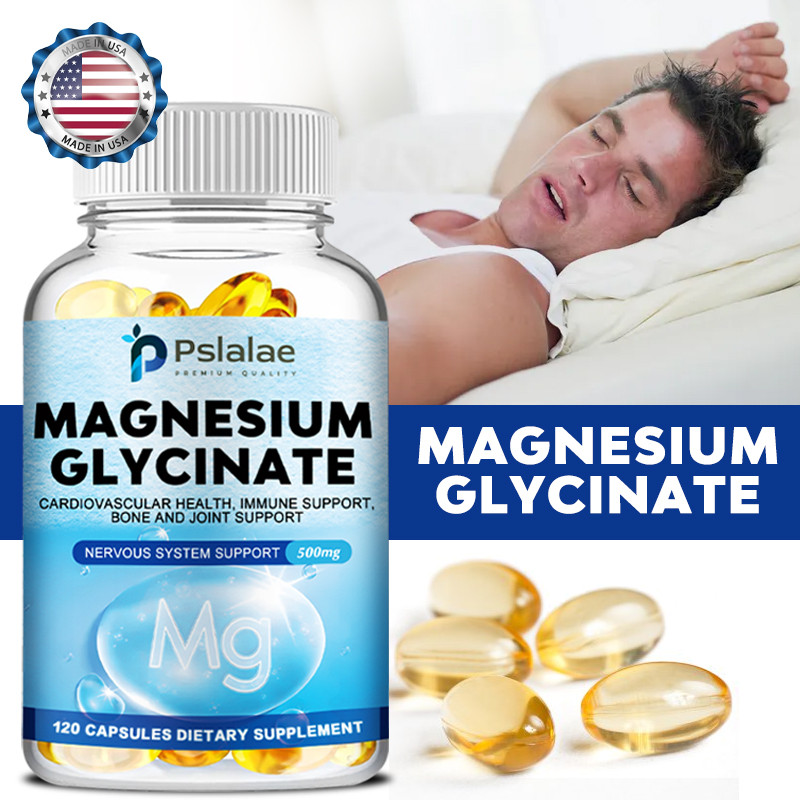 Pslalae Magnesium Glycinate 500mg Mineral Auxiliary agents For Women ...