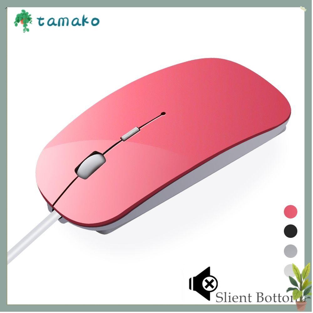 TAMAKO Wired Mouse Computer Peripherals Ultra Thin Fashion Optical for ...
