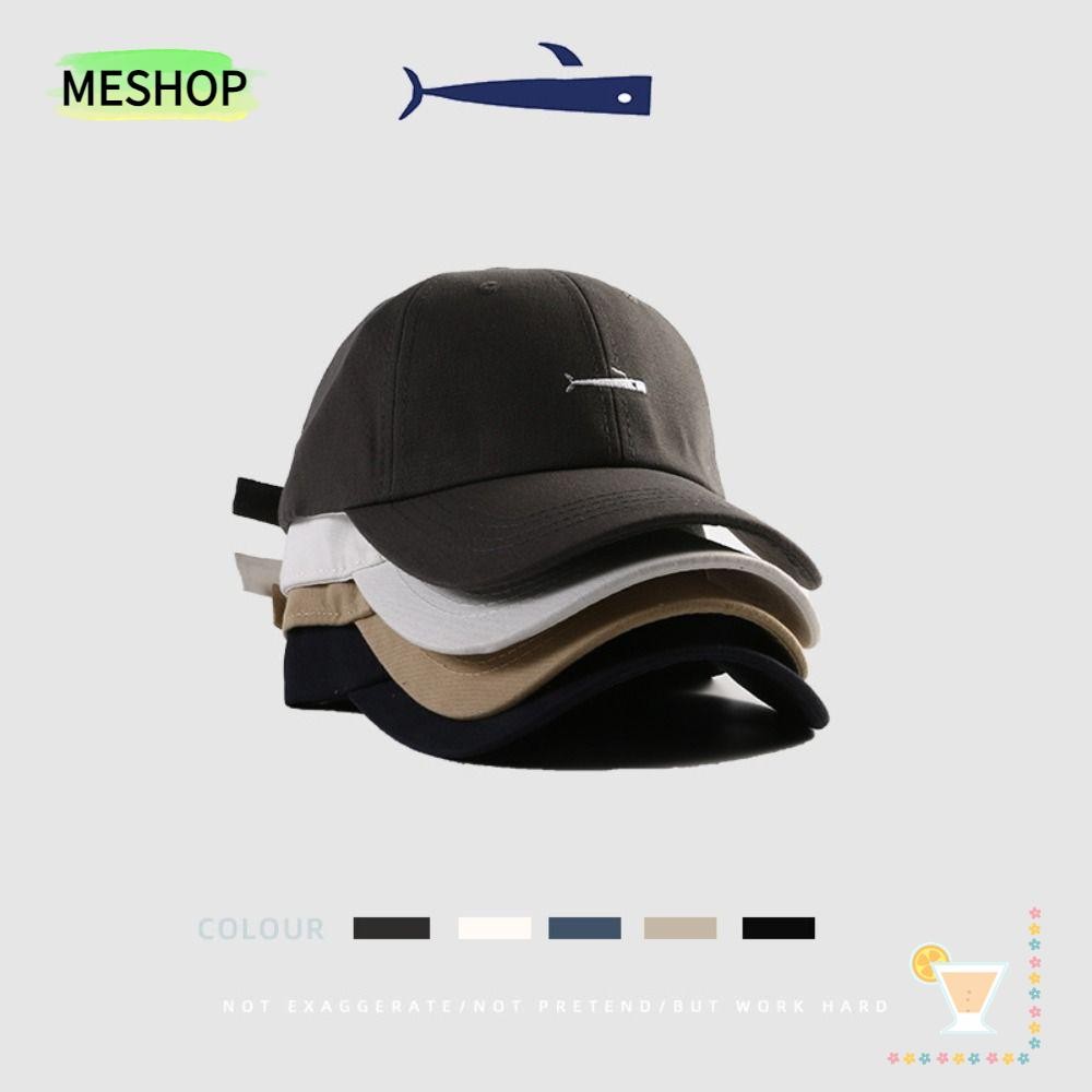 MESHOP Fishing Cap, Hip-hop Fish Embroidery Baseball Cap, Fashion ...