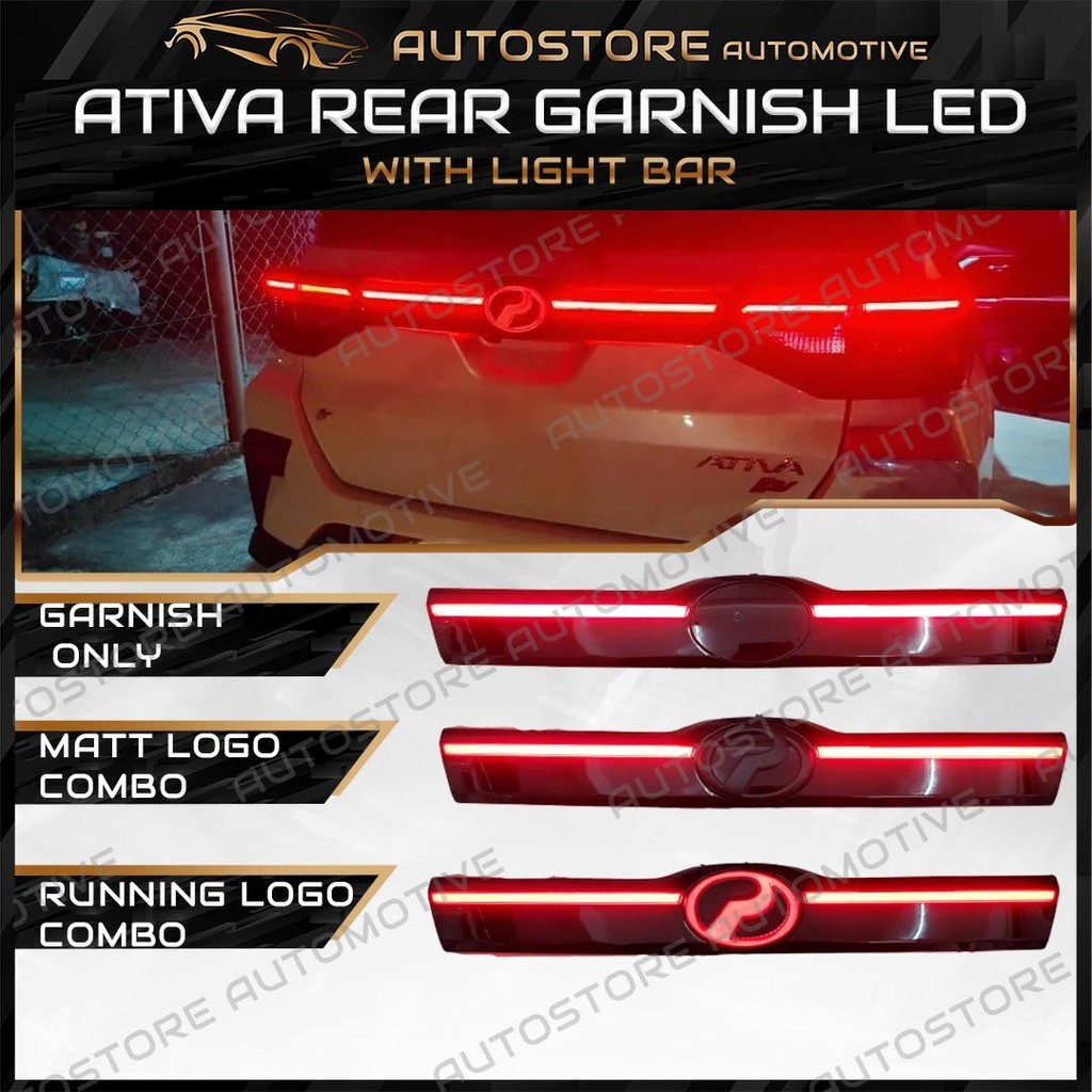 Perodua Ativa Rear Garnish LED With (Running Daytime Light + Running ...