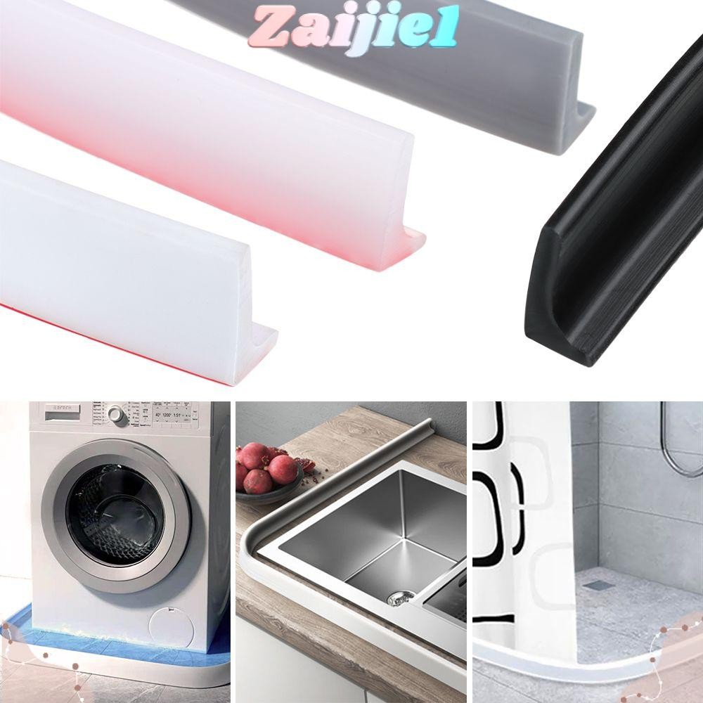 ZAIJIEEE Water Retaining Strip Bendable Shower Dam Barrier Flood ...
