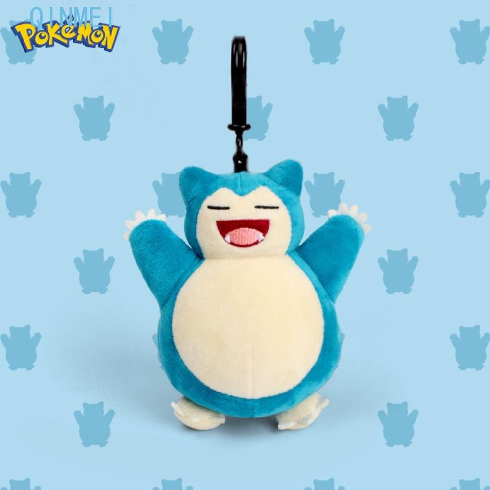 QINMEI Snorlax Pendant, Small Doll Cartoon Snorlax Plush Keychain ...