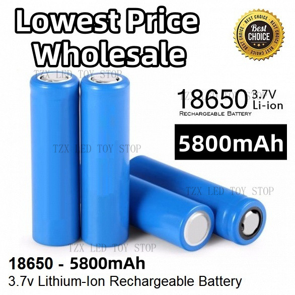 ⭐Lowest Price⭐ 5800mAh 18650 Battery Lithium Li-ion Rechargeable ...