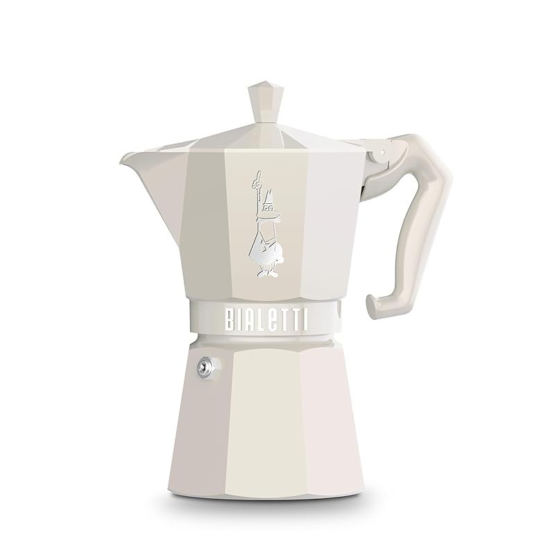 Bialetti Moka Exclusive Cream 6-Cup Direct Flame (Coffee Maker Espresso ...