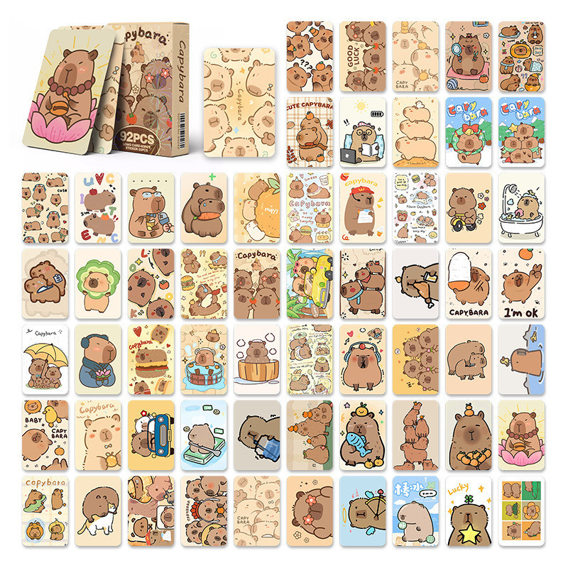 92pcs Anime Manhwa Manga Capybara WIND BREAKER Lomo Cards Tokyo Ghoul ...