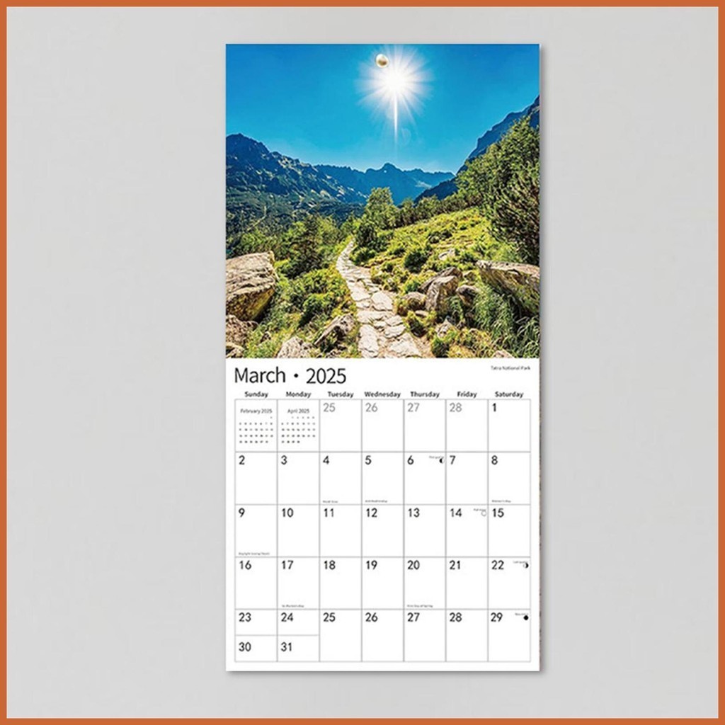 National Park Wall Calendars 2025 12-Month Calendar 2025 Calendar Full ...
