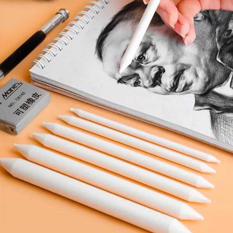3/6pcs/set Blending Smudge Stump Stick Tortillon Sketch Art White ...