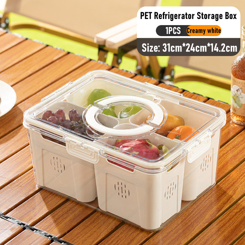 Food Compact Container Stackable Freezer Organizer for Meat Vegetable ...