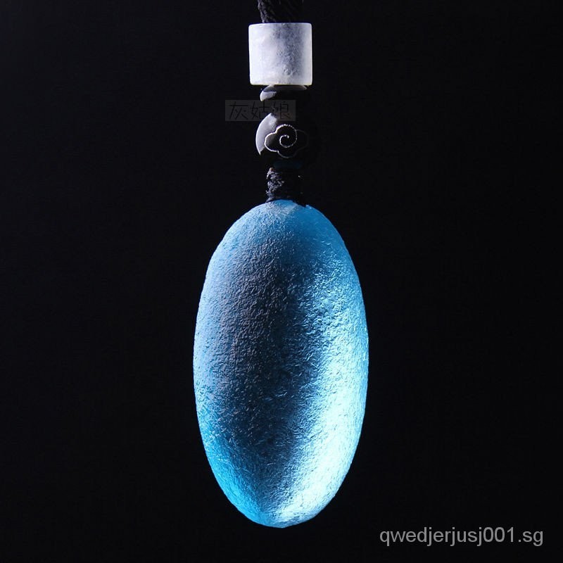 Natural Russian Blue Meteorite Pendant Energy Rough Stone Pendant ...