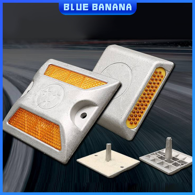 10*10cm Aluminum Road Reflector Street Highway Pavement Reflective ...