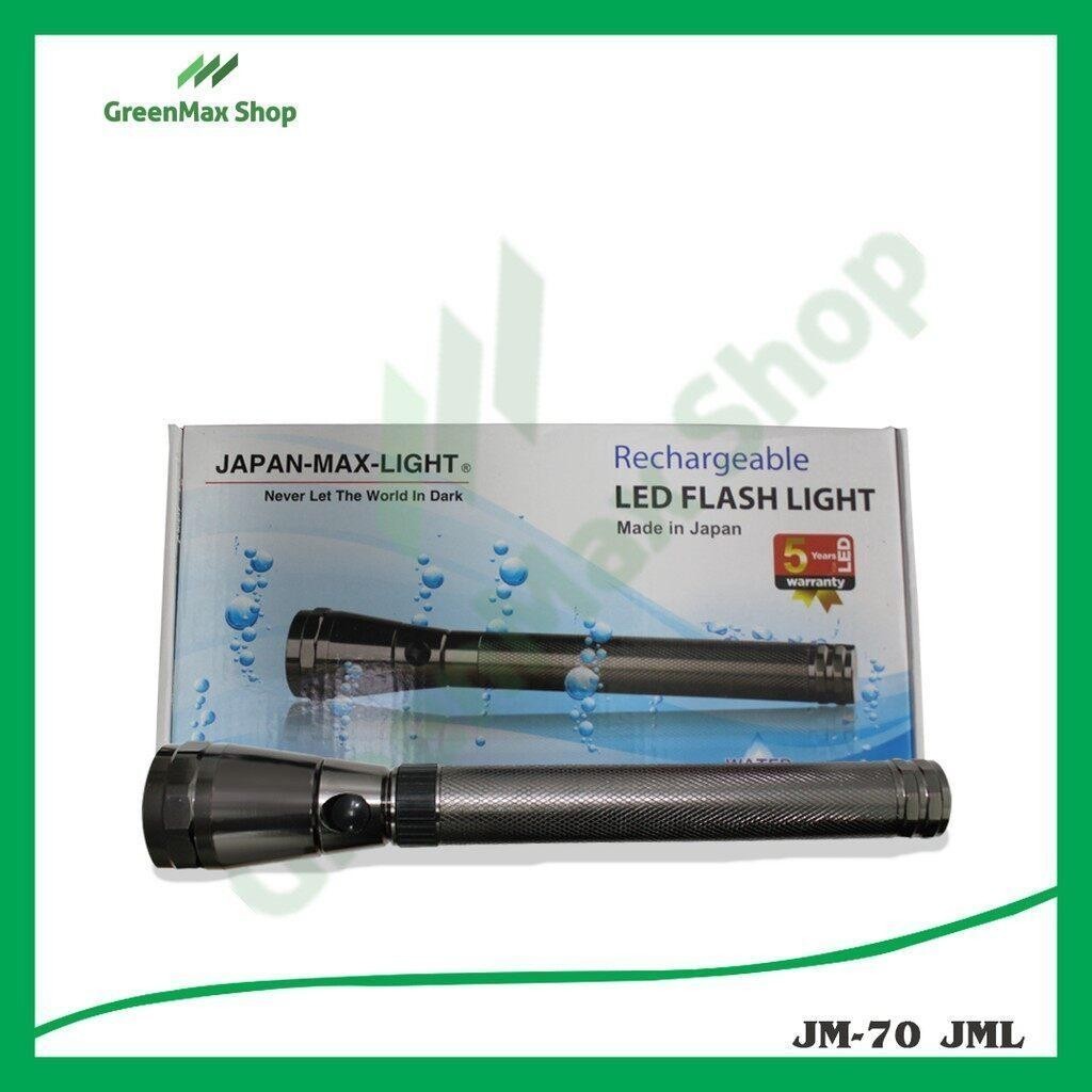 JM-70 LED Rechargeable Aluminum Flashlight,Japan-Max-Light,Germany ...