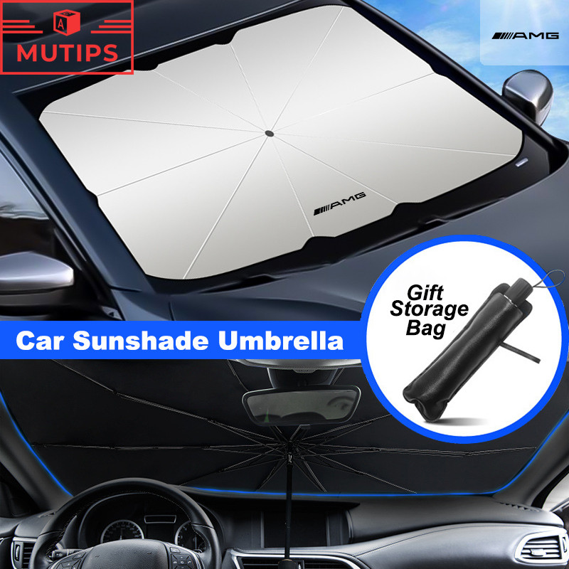 Mercedes Benz AMG Car Sunshade Umbrella UV Reflection Auto Windshield ...