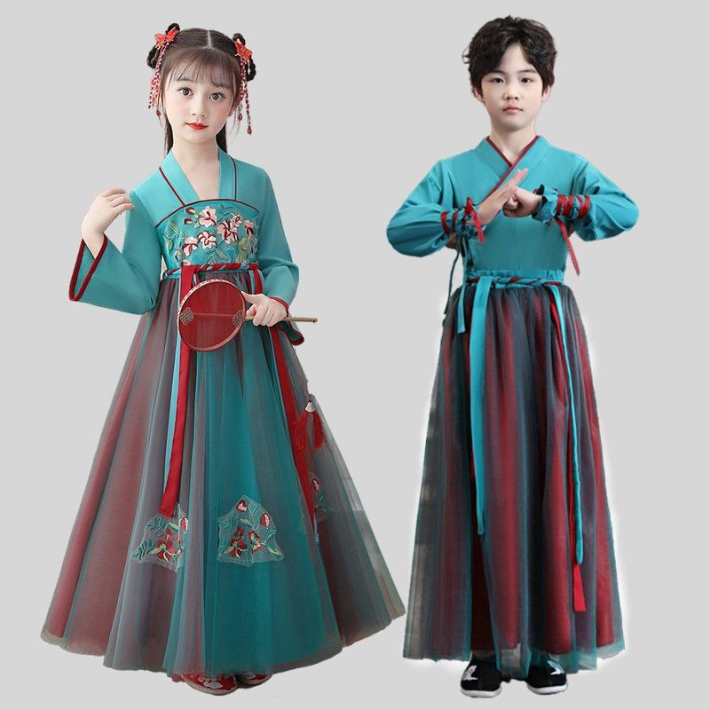 Children's Day Hanfu Girls Boys Chinese School Uniforms Kindergarten ...