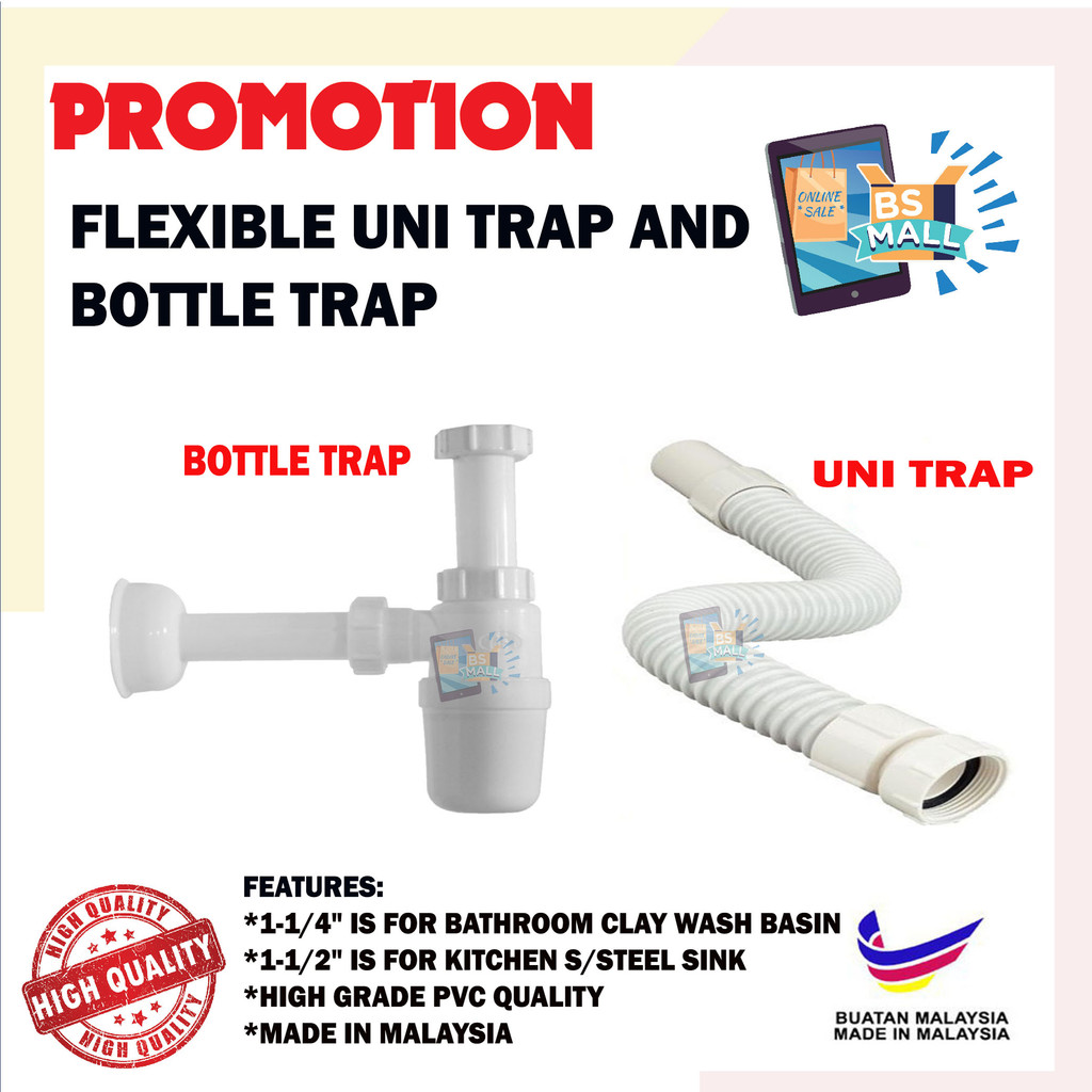 Flexible Uni Trap Bottle Trap For Basin And Bottle Trap For Kitchen ...