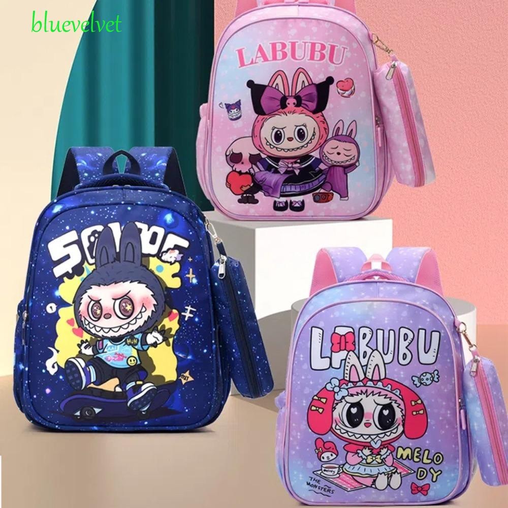 BLUEVELVET Labubu Backpack, Nylon Noctilucent Labubu Daypack, Star ...