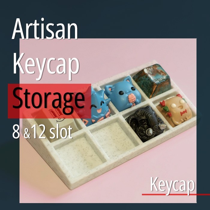 Artisan Keycap STORAGE Organizer Container Mechanical Keyboard Box ...