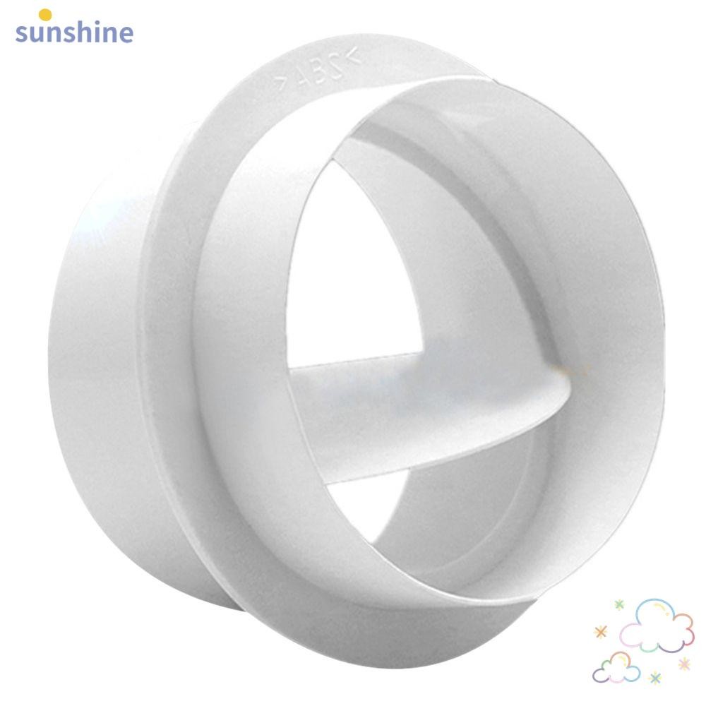 SSUNSHINE Air Duct Check PVC Flue Damper Backdraft Damper Round Range ...