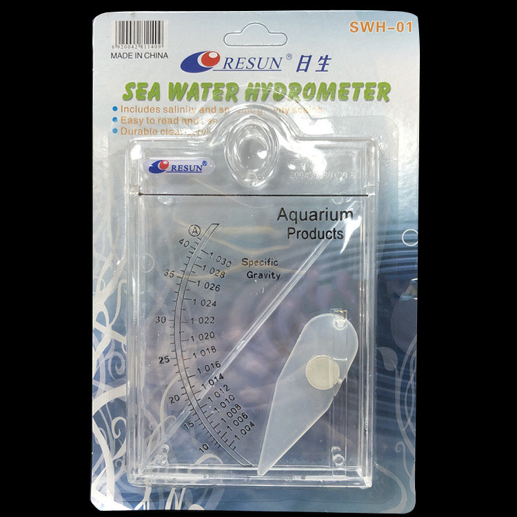 Resun SWH-01 salinity meter - marine aquarium salinity measuring tool ...