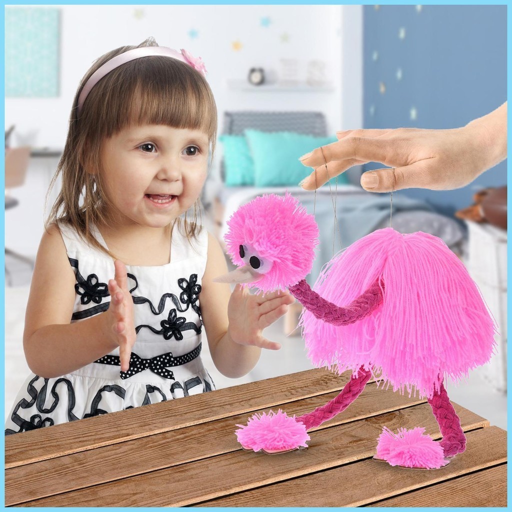 Ostrich Puppet Strings Puppets String Doll Realistic Interactive Hand ...