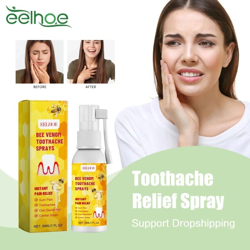 Toothache Relief Spray Periodontitis Remover Eliminate Plaque Stains ...