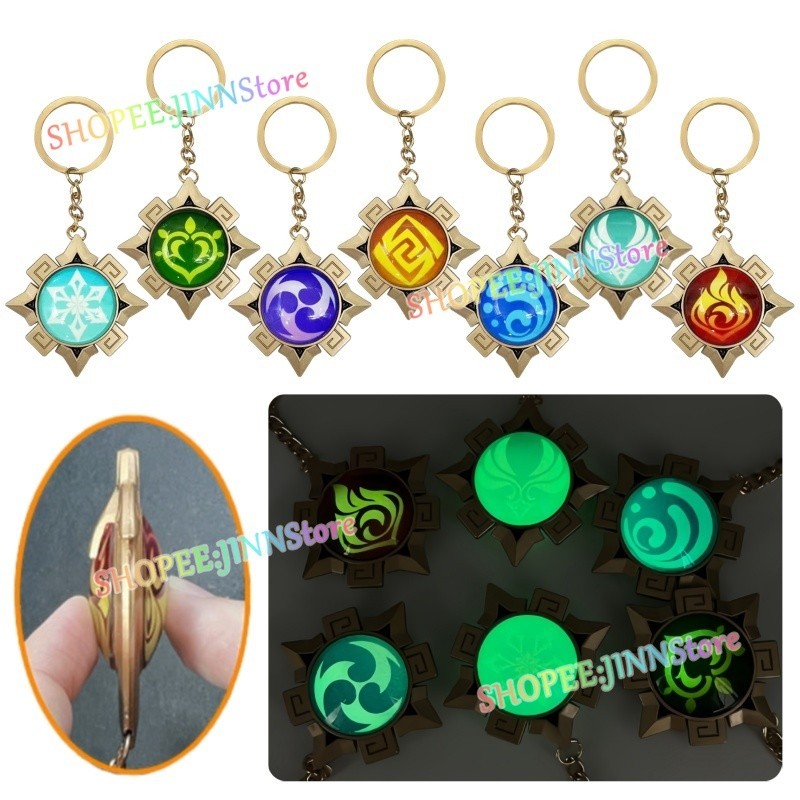 - JINN - GENSHIN Luminous Vision Keychians Game GENSHIN IMPACT NATLAN ...