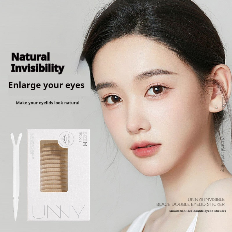 UNNY Club Double Eyelid Patch UNNY双眼皮贴 Invisible Seamless Lace Single ...