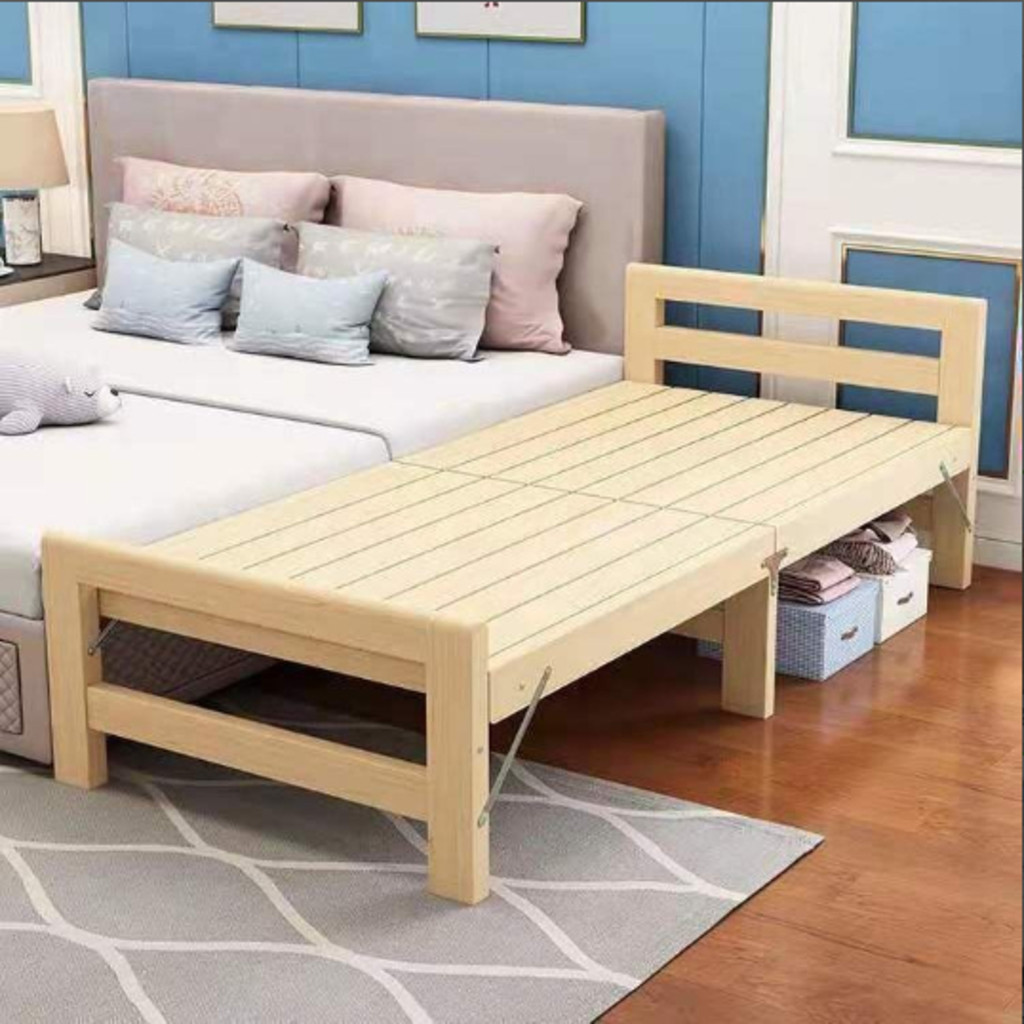 (Free Shipping)Solid Wood Foldable Bed Single Bed Frame 180cm Long ...