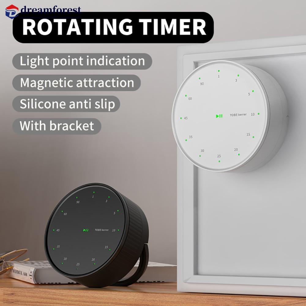 DREAMFOREST Rotary Timer With LED Spot Display Stand Magnetically Fixed ...