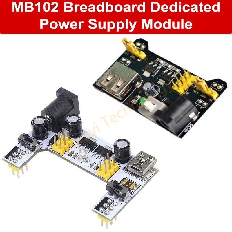 1/2/5pcs MB102 Breadboard Dedicated Power Supply Module Mini Micro USB ...