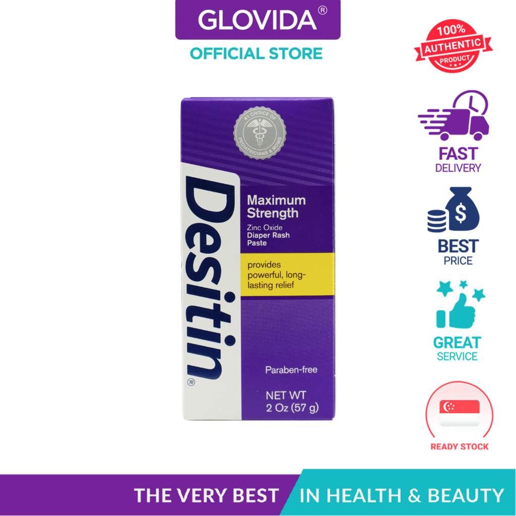 Desitin Maximum Strength Zinc Oxide Diaper Rash Paste 57g | Exp: Dec ...