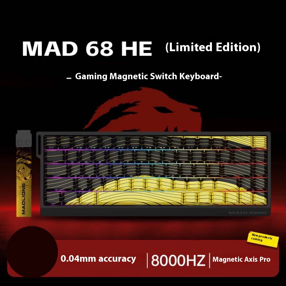FGG MAD 60/68HE Eesports magnetic axis keyboard with streamlined ...