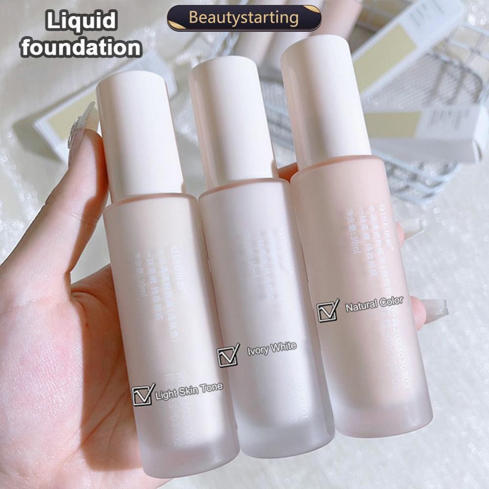 BEAUTYSTARTING Women Whitening Liquid Foundation Brighten Cream Muscle ...