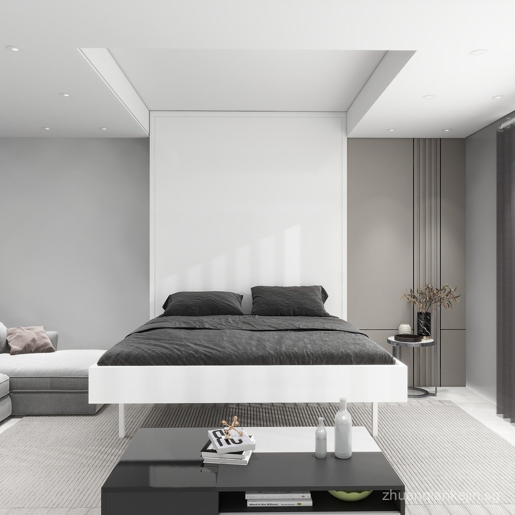 Invisible Ceiling Elevated Bed Electric Bed Folding Multifunctional ...