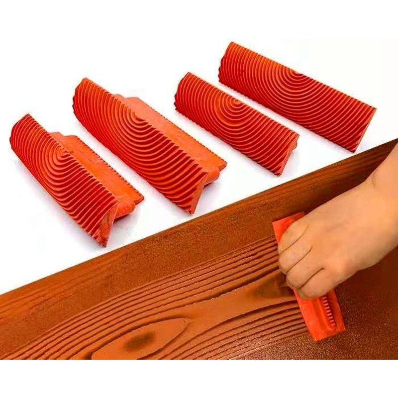 Wood grain tool Hand pulling wood grain artifact, galvanized pipe art ...