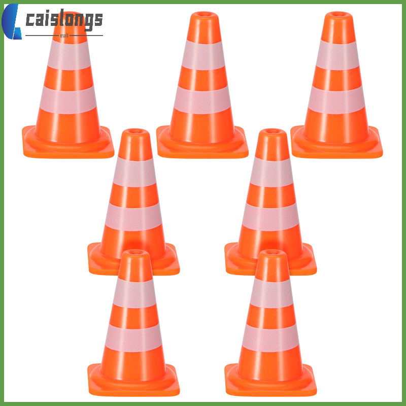 🧸 7Pcs Mini Traffic Cone Toy Set for Kids Educational Play by ...