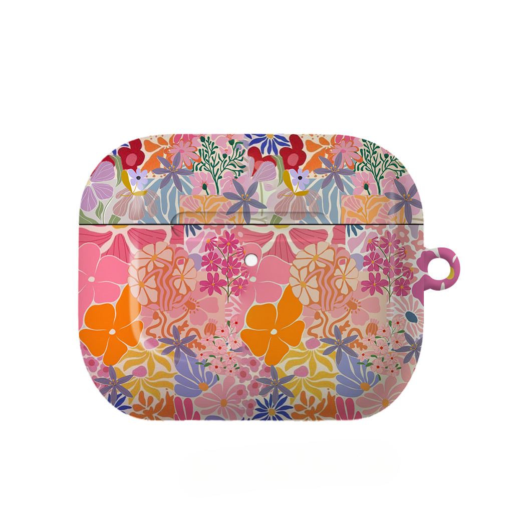 Stylish Colorful Flowers Airpods Case for airpods1/2/3/4 pro pro2 ...