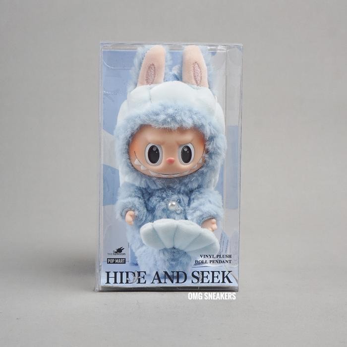 Pop Mart Labubu Hide and Seek Mermaid Plush Pendant | Shopee Singapore