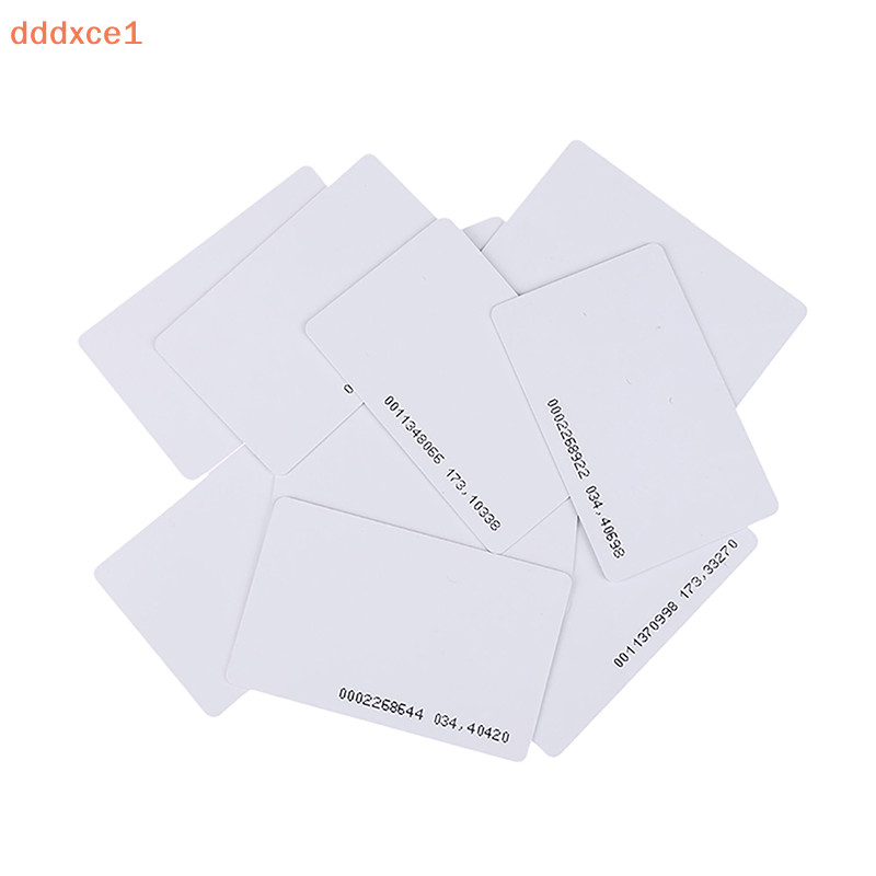 [dddxce1] 10pcs TK4100 125kHz RFID Cards Proximity ID Cards Token Tag ...