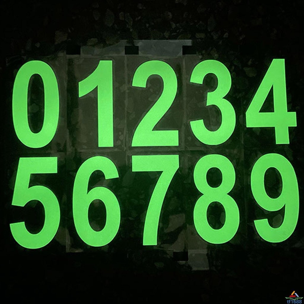 Vanish Plates License Plates Reflective Digital Number Paper | Shopee ...