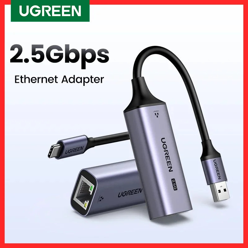 UGREEN Usb Ethernet Adapter 2.5G 2500Mbps USB3.0 Network Card For ... UGREEN Usb Ethernet Adapter 2.5G 2500Mbps USB3.0 Network Card For ...