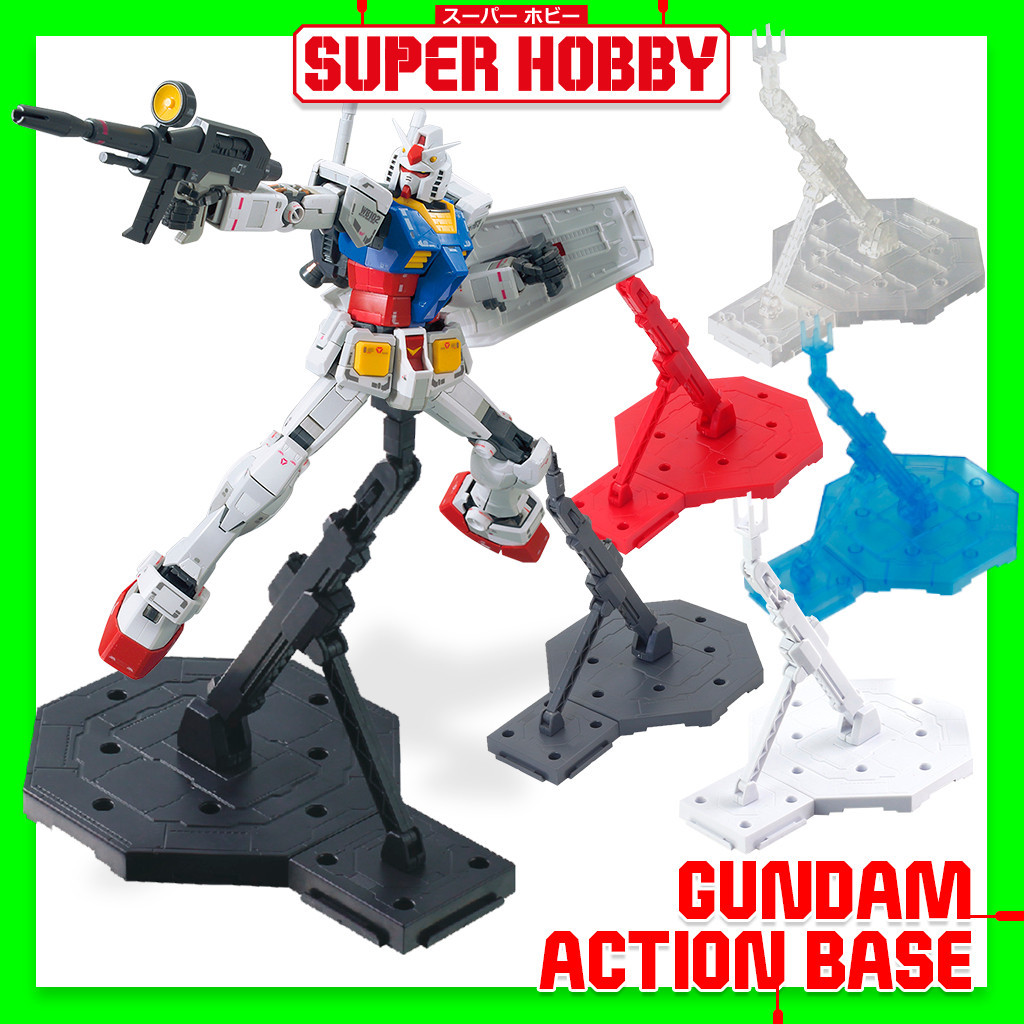 Gundam Stand 1/100 MG , RG, HG Multipurpose Screwless Type Action Base ...