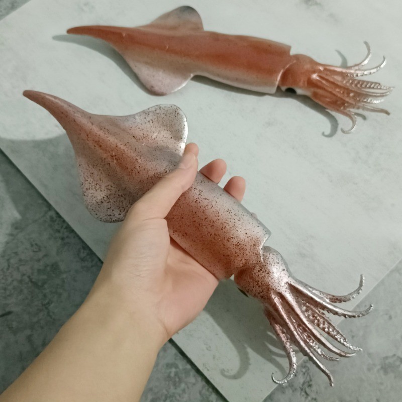 30cm Large Artificial Squid Model Fake Seafood Squids Restaurant ...