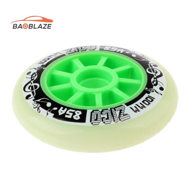 [Baoblaze] Outdoor PU Inline Skates Wheel Replacement Racing 85a Wheels ...