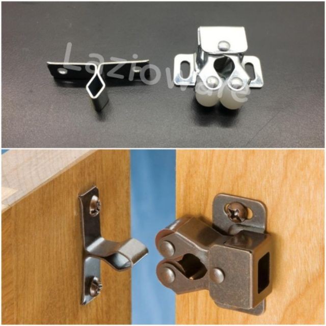 Normal double ball catch latch for cabinet cupboard door | Shopee Singapore