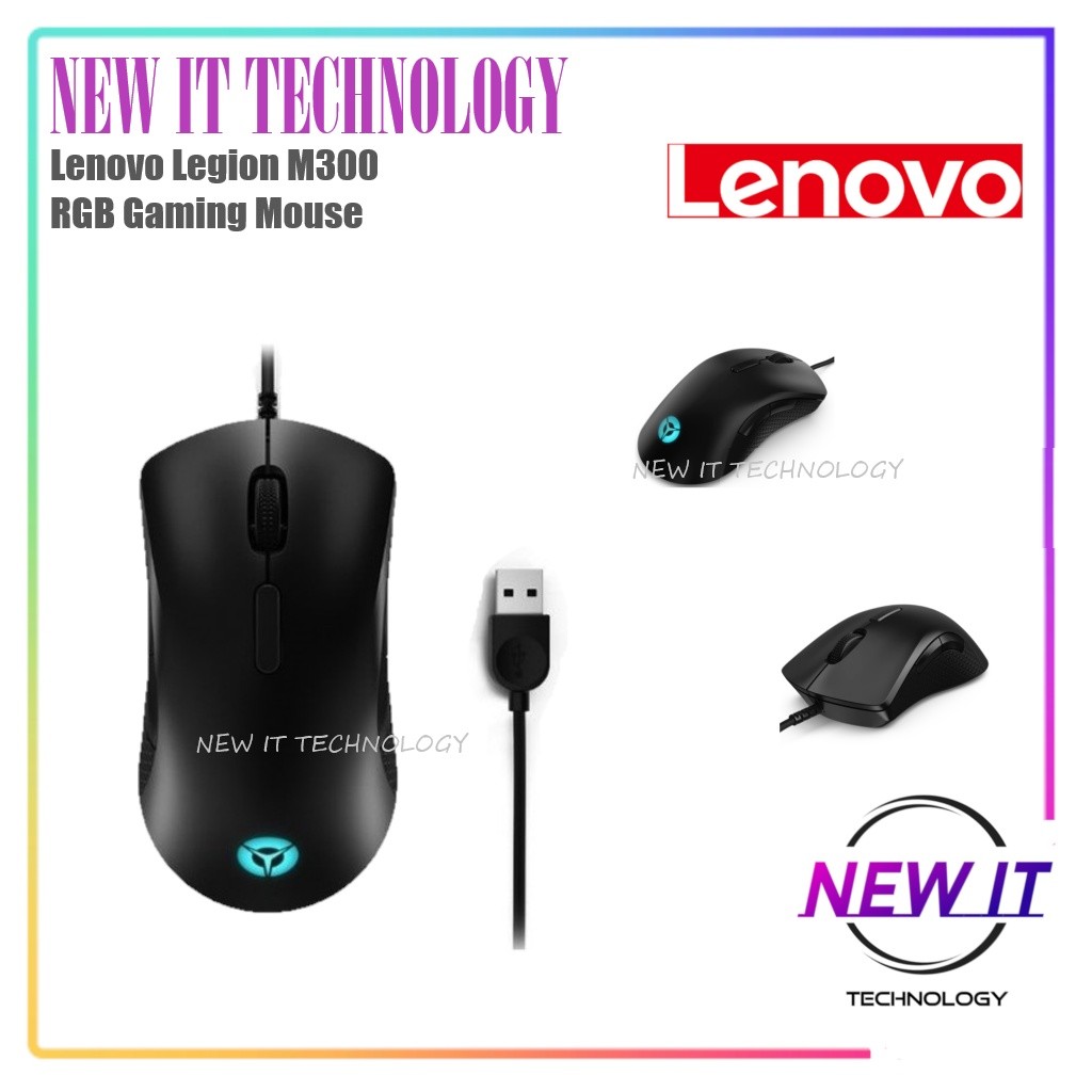 LENOVO LEGION M300 RGB Gaming Wired Optical Mouse 8000DPI / MICRO ...