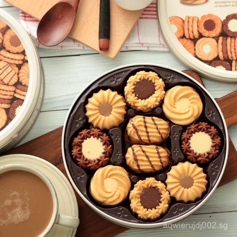 Japanese Imported Snacks Bourbon Assorted Cream Chocolate Butter Flavor ...