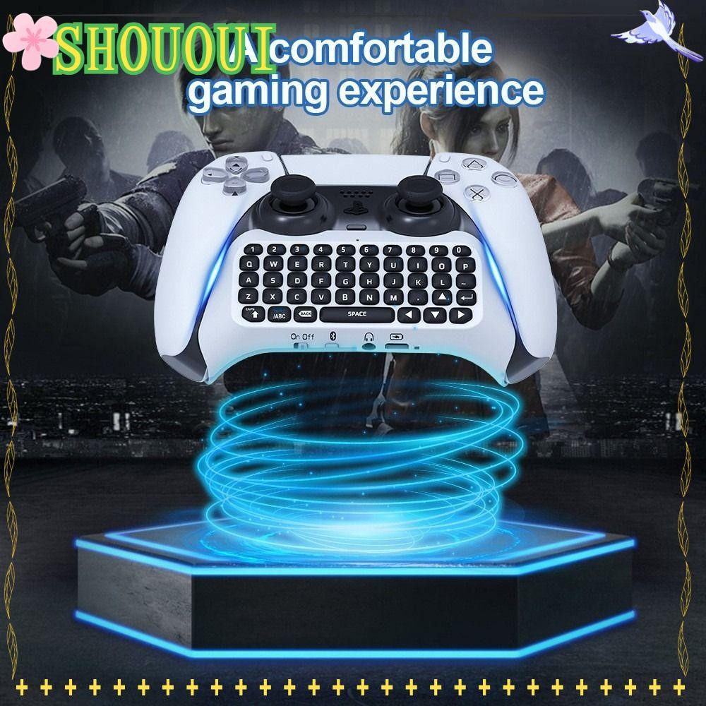SHOUOUI Gamepad Wireless Keyboard, Rechargeable Controller External ...
