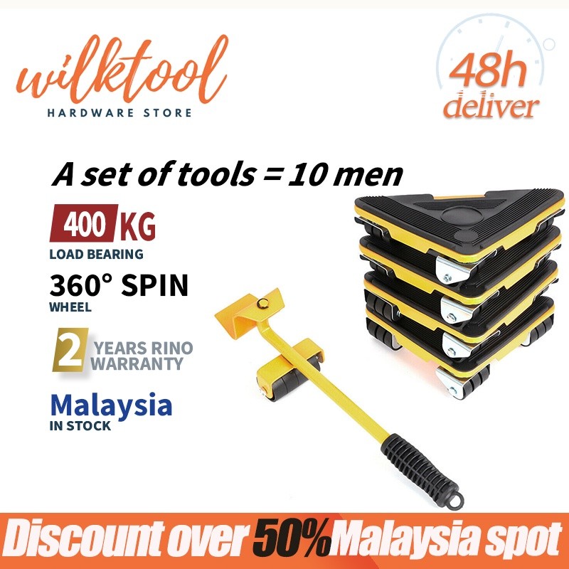 WilkTOOL' Heavy Furniture Lifter Mover 5pcs Heavy Furniture Lifter ...